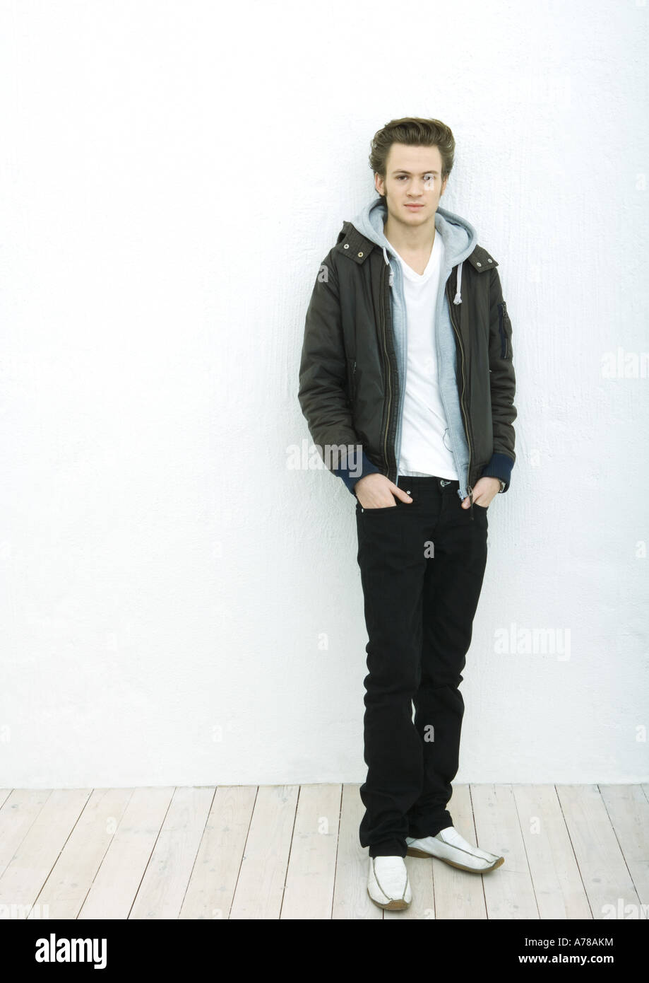Young man, full length portrait Stock Photo - Alamy