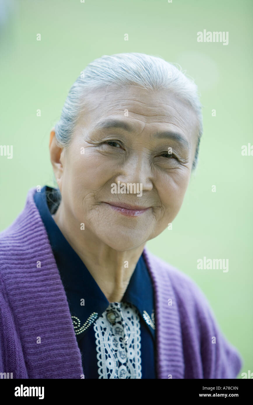 Senior woman, portrait Stock Photo - Alamy