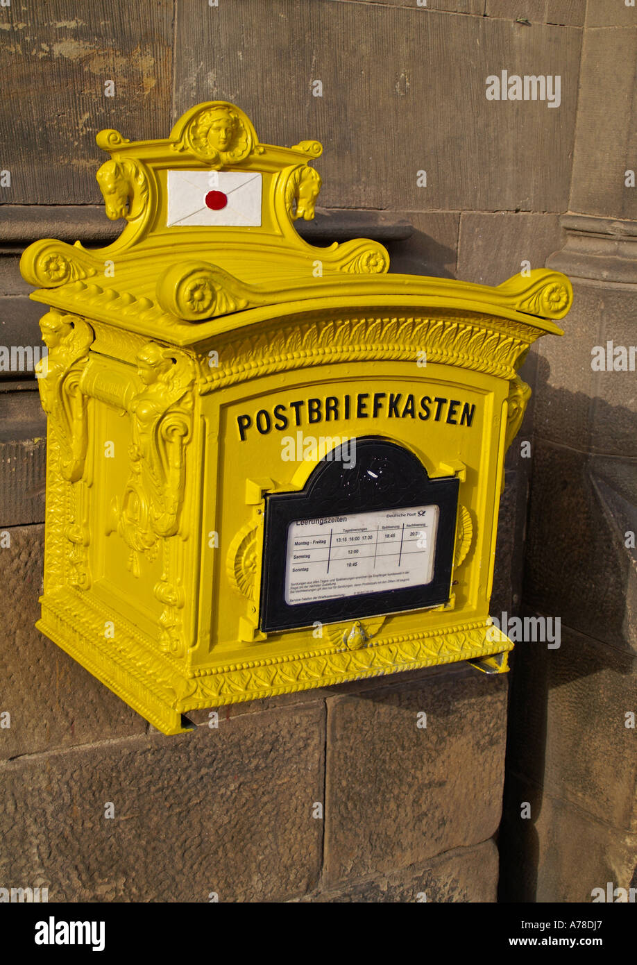 Traditional german post box hi-res stock photography and images - Alamy