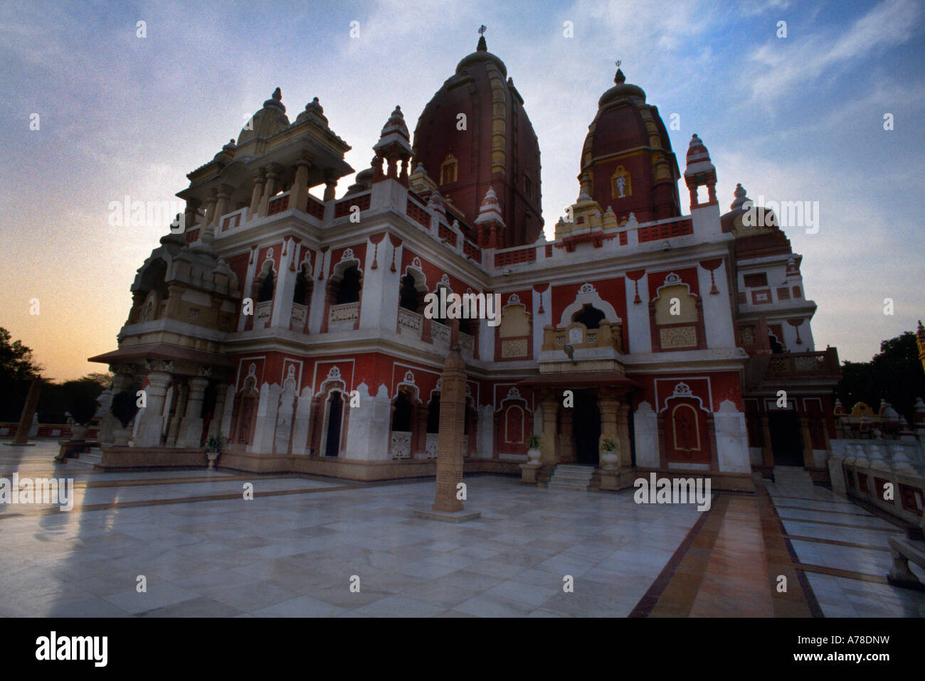 Delhi India Birla Temple hindu (Laxminarayan Mandir) Showing Shikharas ...