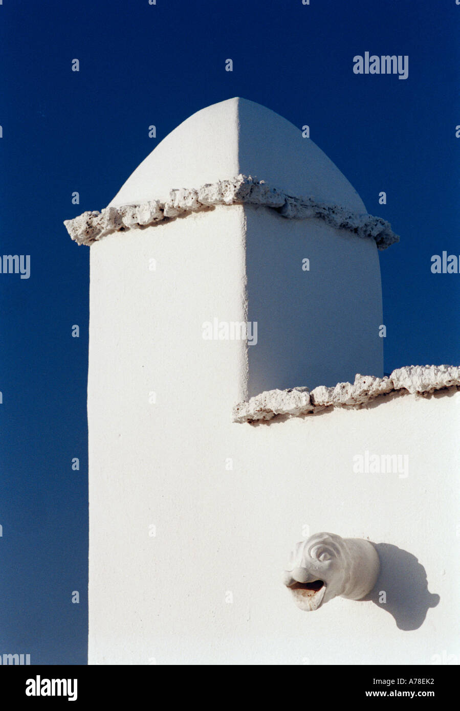 An architectural detail at the old home of Cesar Manrique, the artist ...