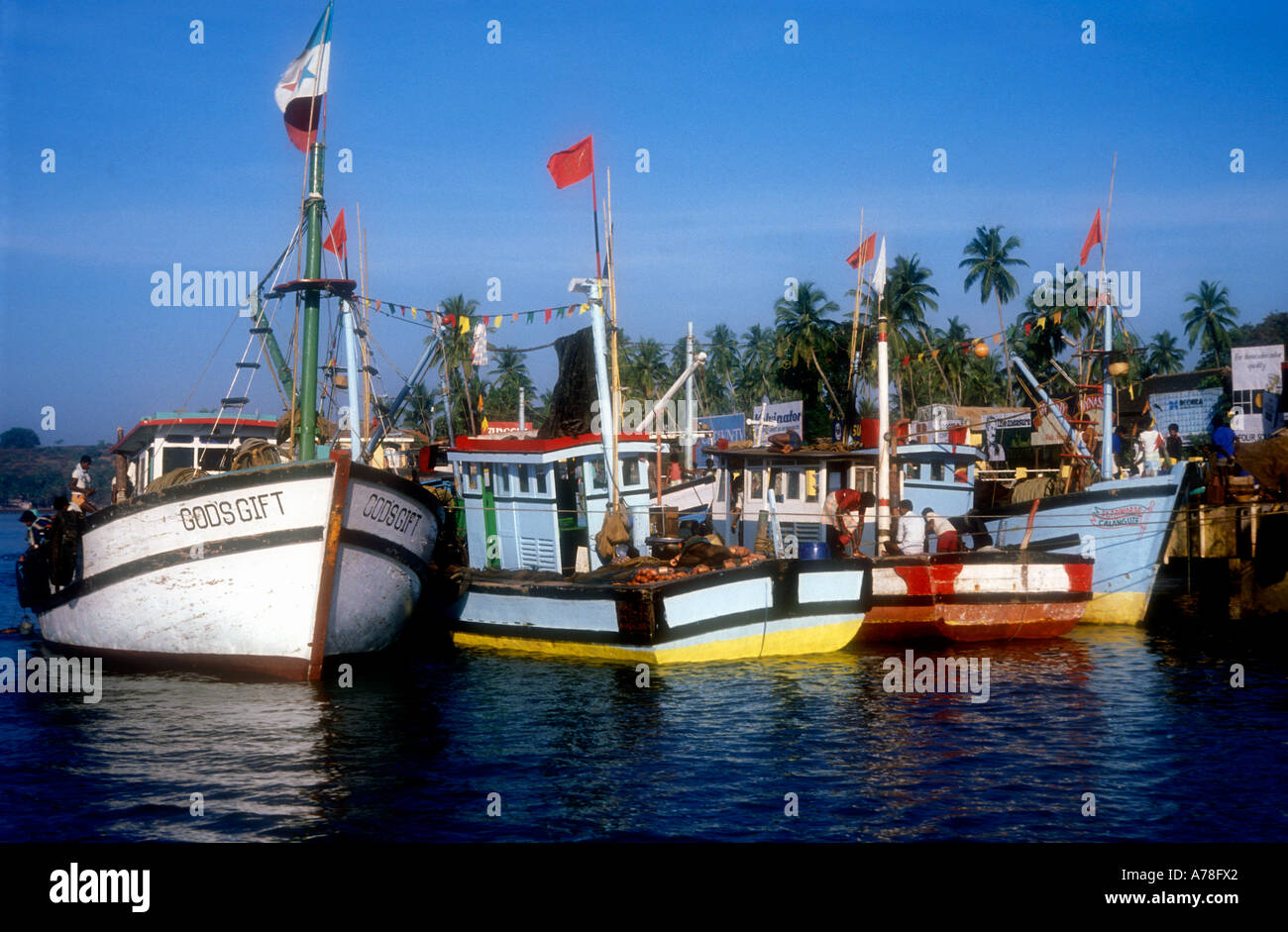 India Goa Fishing Harbour High Resolution Stock Photography and Images ...