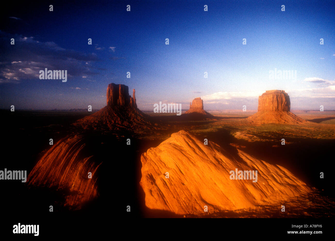 The Mittens Monument Valley Arizona USA Stock Photo - Alamy