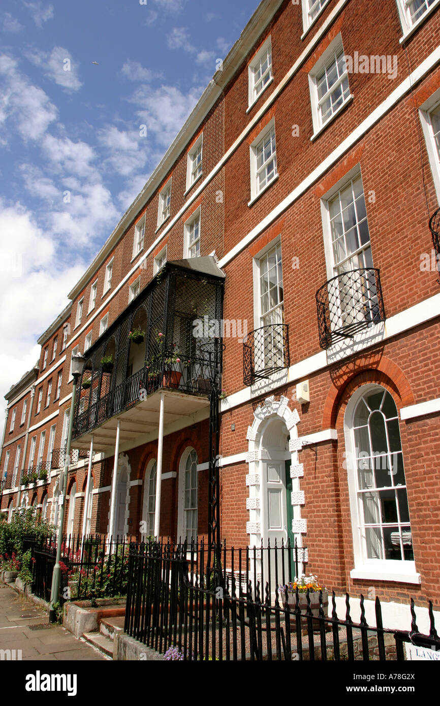 UK Devon Exeter Colleton Crescent Stock Photo - Alamy