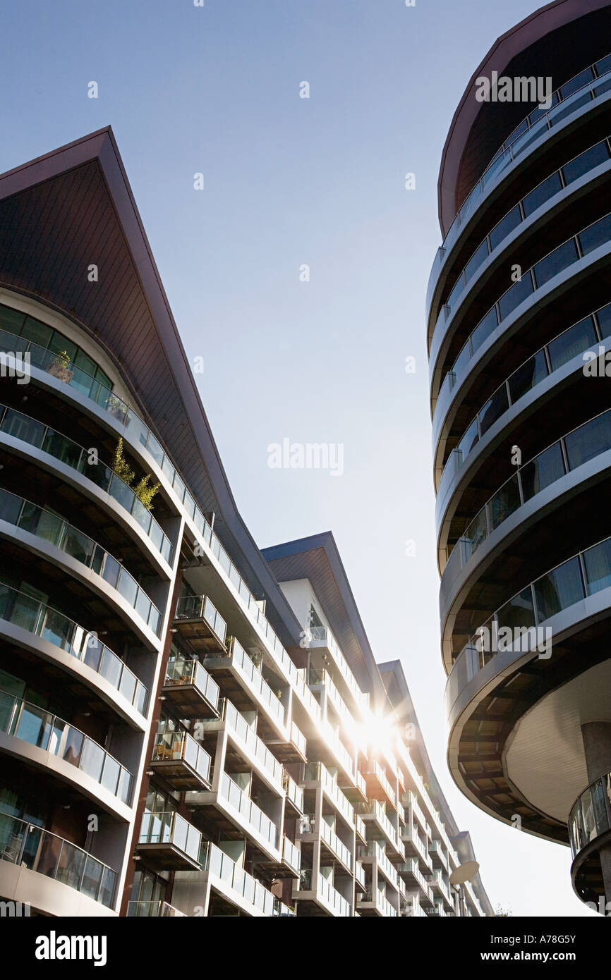 Modern apartment buildings Stock Photo - Alamy