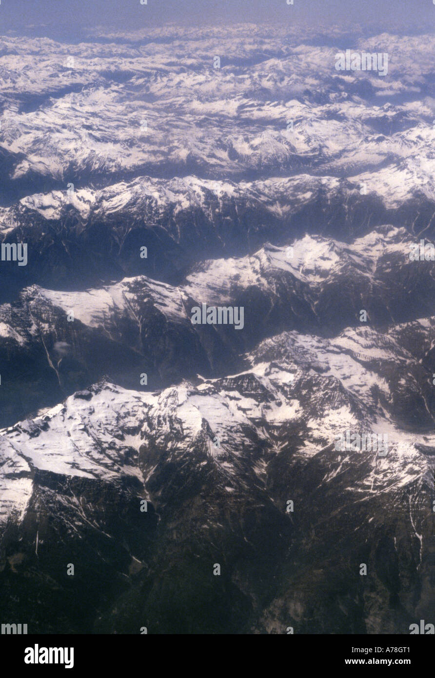 Ariel view alps hi-res stock photography and images - Alamy
