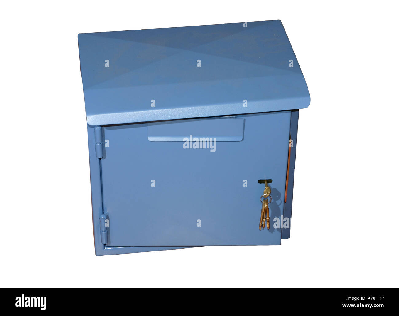 mailbox on white background Stock Photo - Alamy