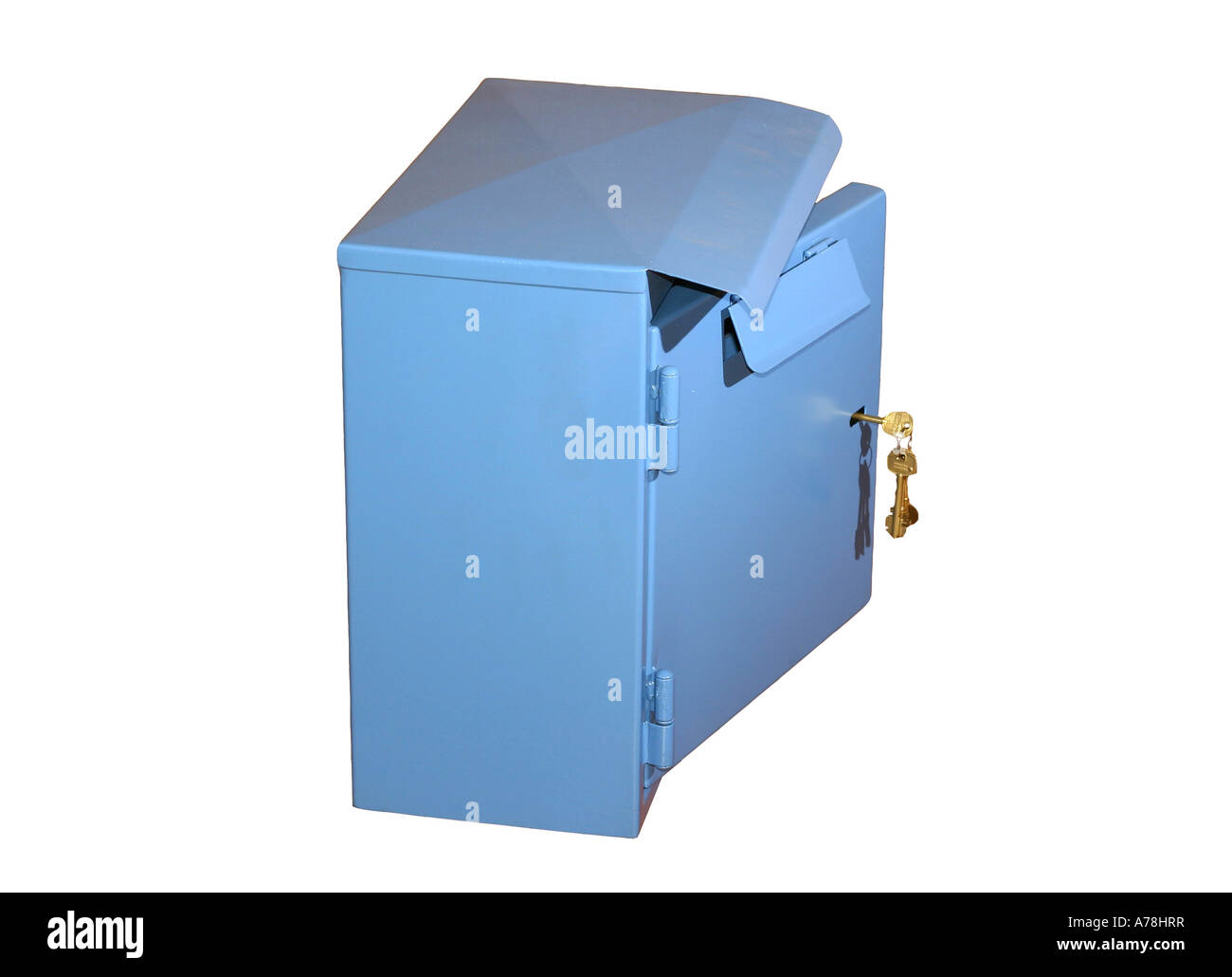 mailbox on white background Stock Photo - Alamy