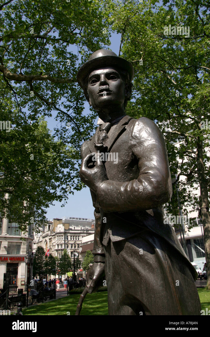 Charlie chaplin leicester square hi-res stock photography and images ...