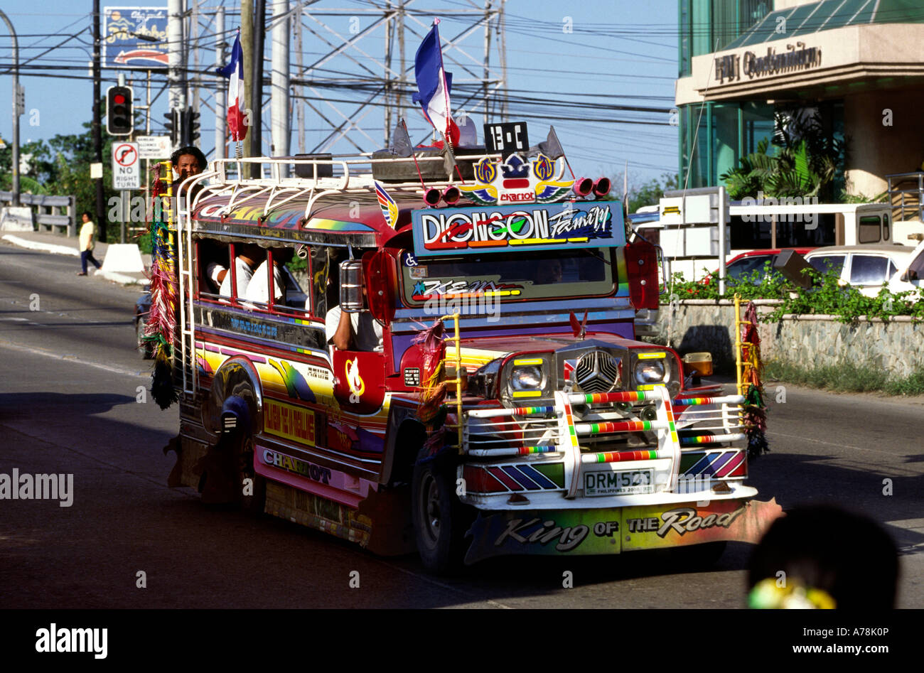 Philippines Cebu transport Jeepney at Gaisano Mall Stock Photo - Alamy