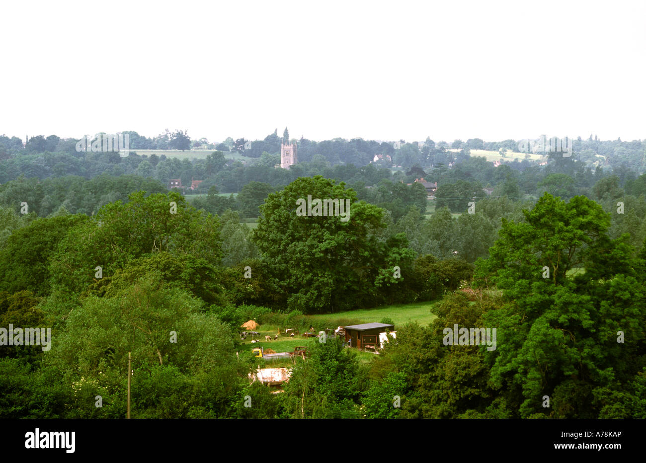 John constable dedham village hi-res stock photography and images - Alamy