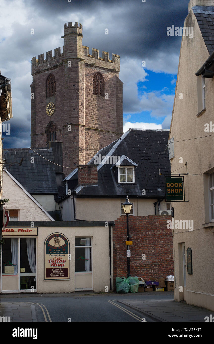 Brecon wales church tower hi-res stock photography and images - Alamy