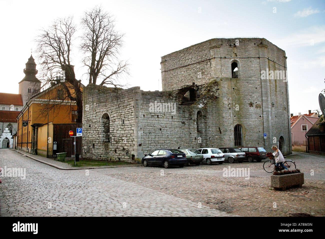 Ruins of Holy Ghost Church (Helge And) built in 13th century in Walled ...