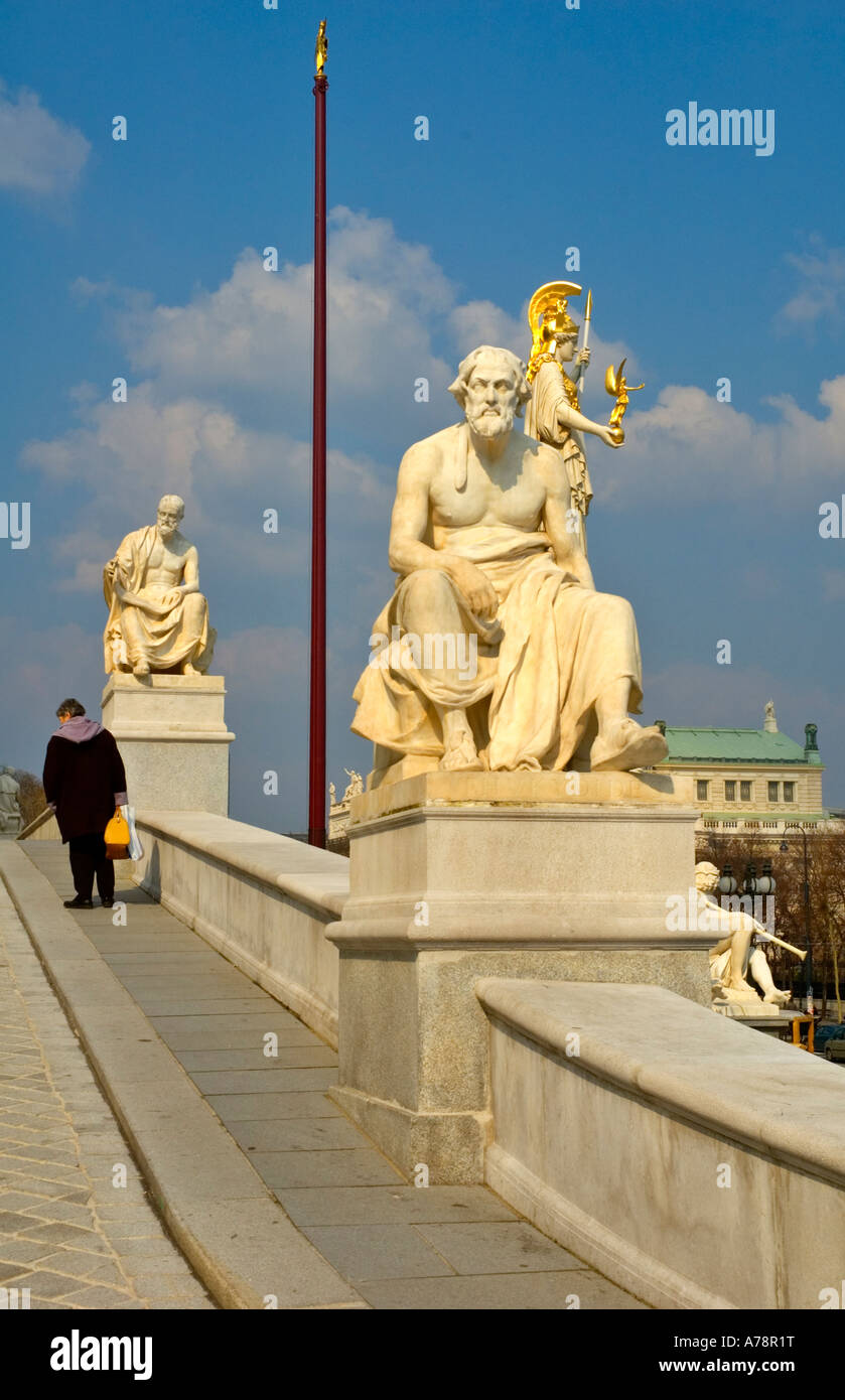 Statues in front parliament building hi-res stock photography and ...