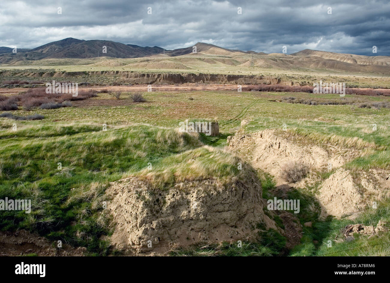 Mountain and rivers plain, CA, 3 Stock Photo - Alamy