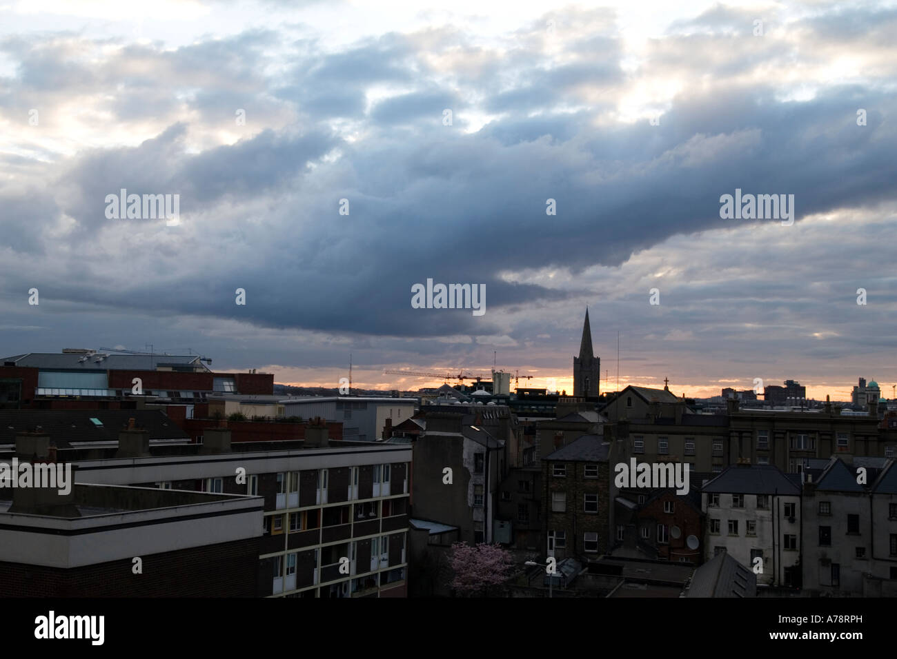 Dublin sunset skyline hi-res stock photography and images - Alamy