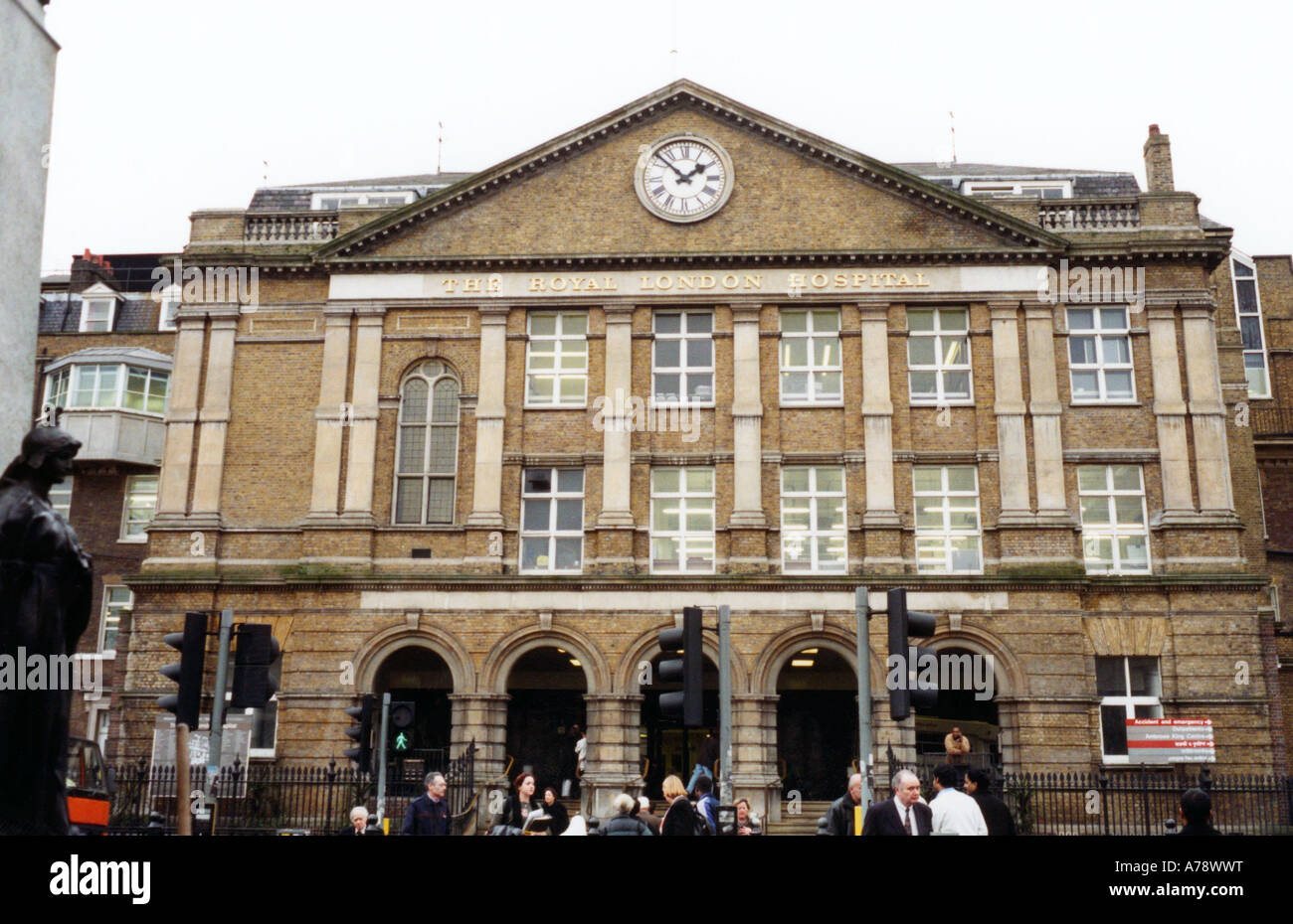 A photograph of the Royal London Hospital in Whitechapel, London Stock ...