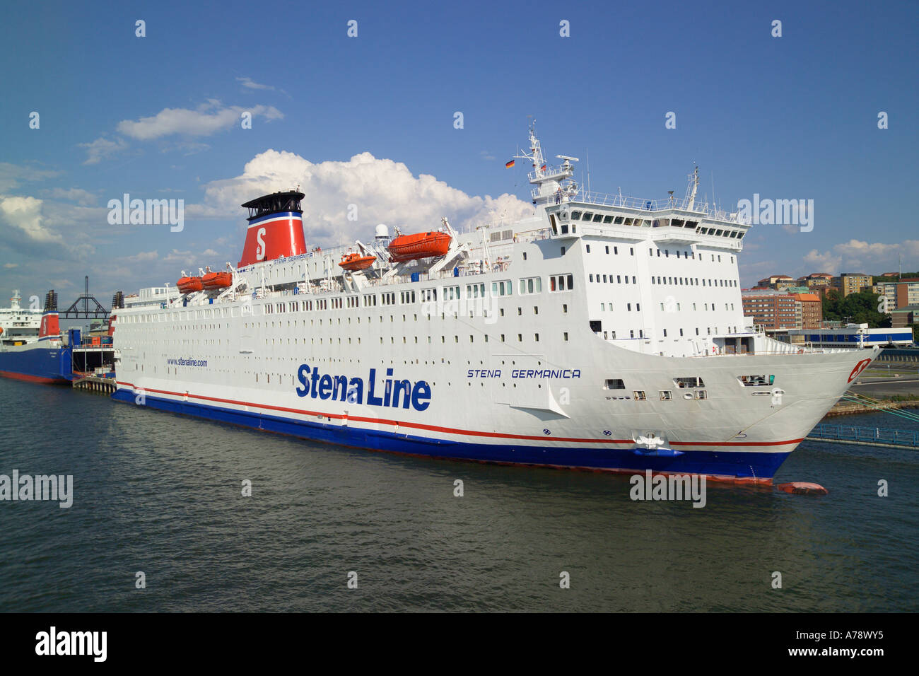 Ro Ro Passenger Ferry Gota River Gothenburg Sweden Stock Photo - Alamy