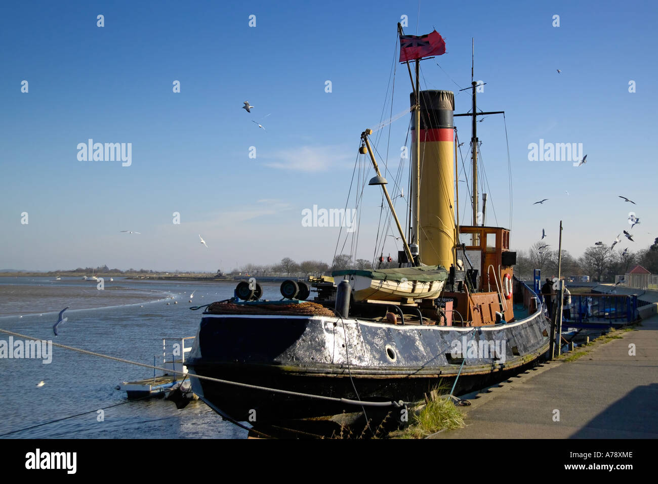 Old Barge at Maldon in Essex Stock Photo - Alamy