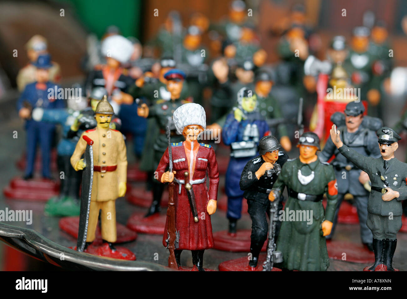 miniature statue soldier army Stock Photo - Alamy