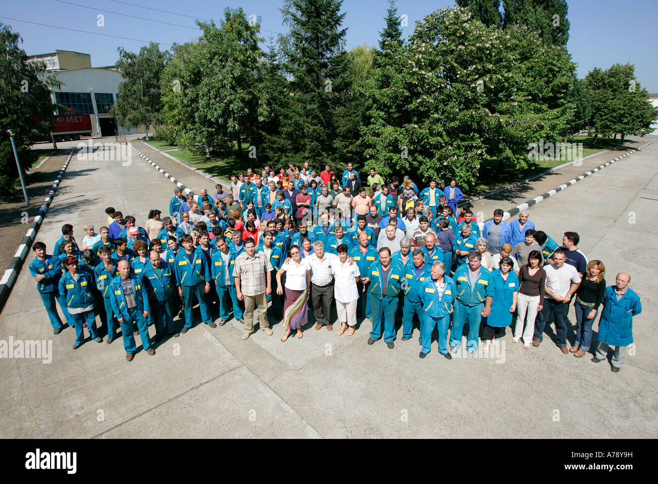 company factory staff Stock Photo - Alamy