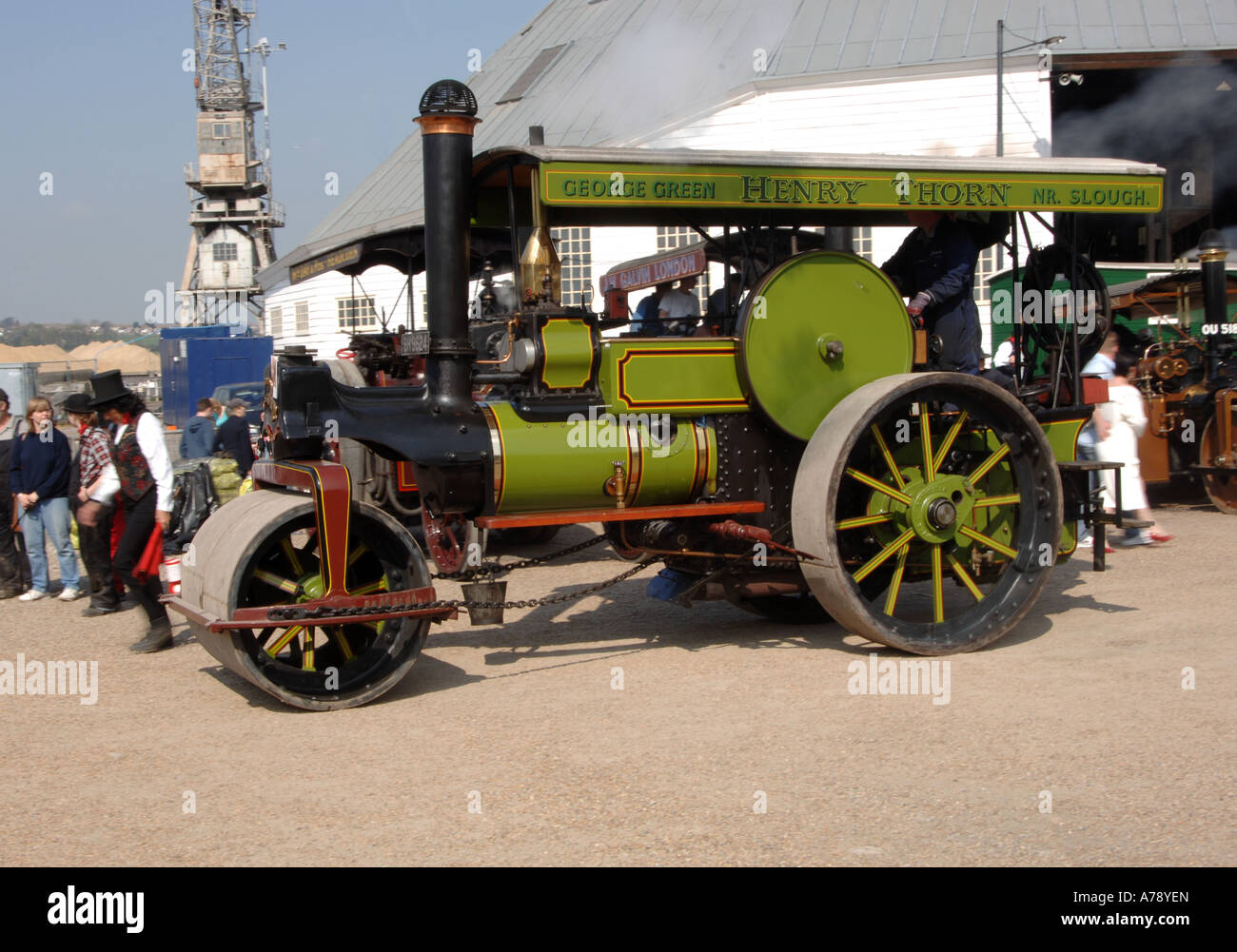 steam roller at a show Stock Photo - Alamy