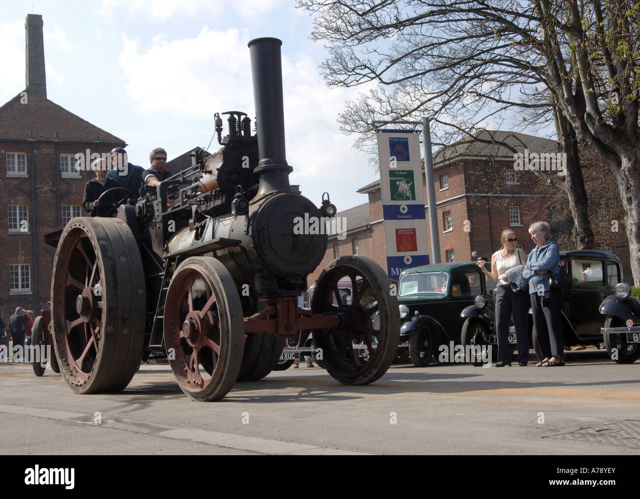 Marshalls Compound Traction Engine - Steam engine Stock Photo - Alamy