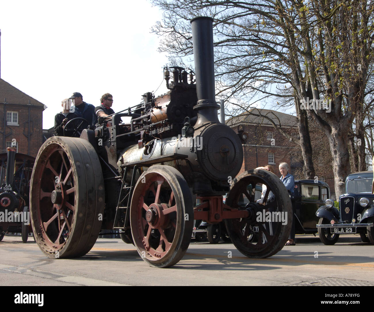 Marshalls Compound Traction Engine - Steam engine Stock Photo - Alamy