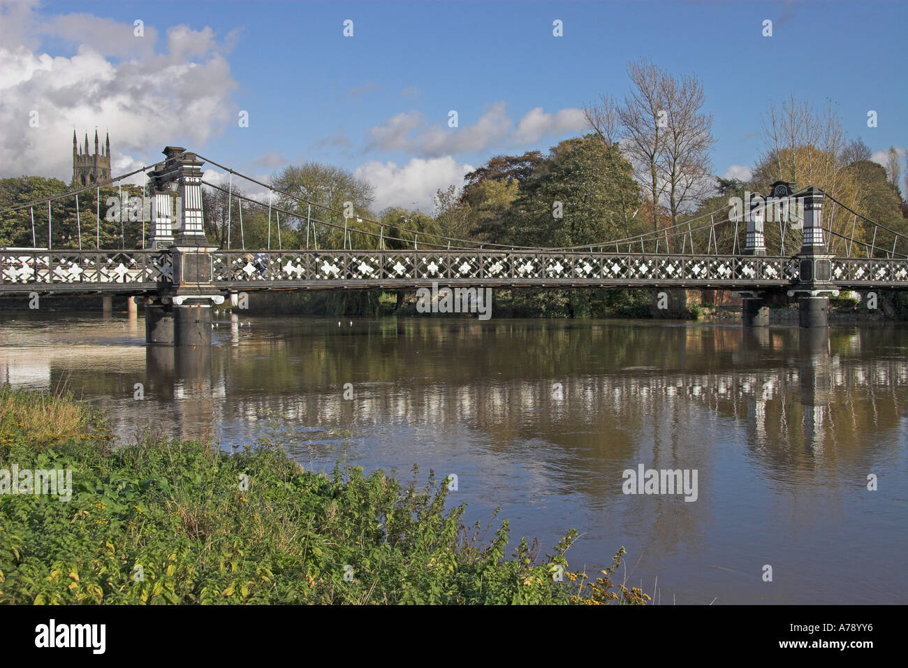The Ferry Bridge over the River Trent, Stapenhill, Burton upon Trent ...