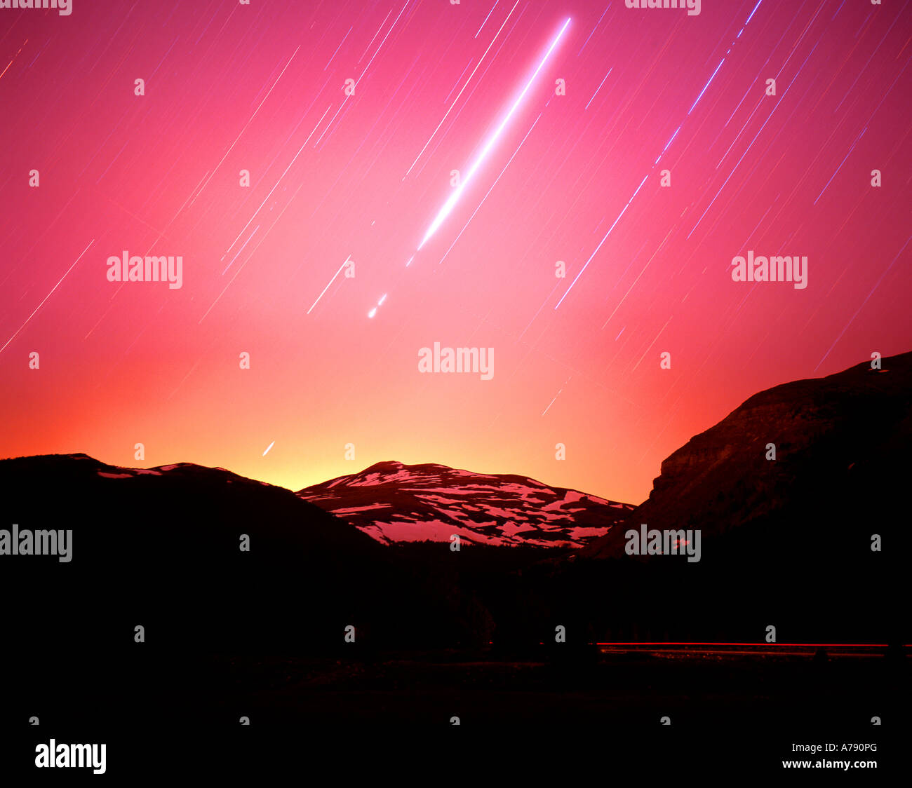 Colorado Mountain Star Trails High Resolution Stock Photography and ...