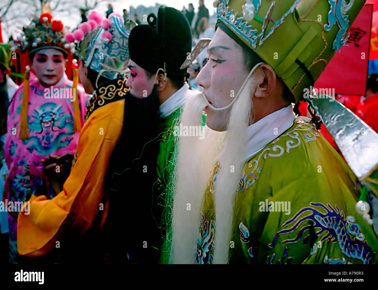 Members of the Chinese community in Paris gather in full regalia for ...