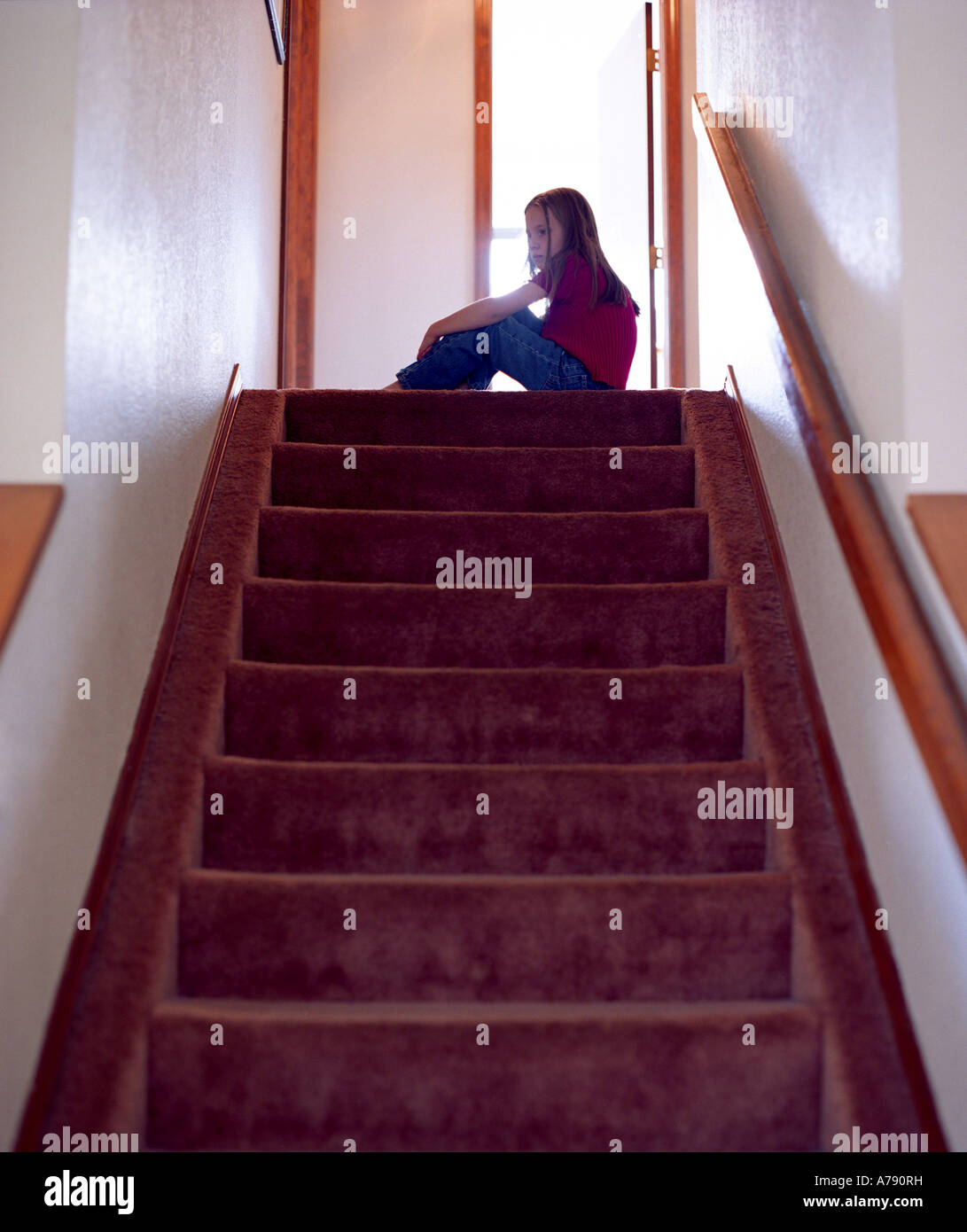 Young girl alone Stock Photo - Alamy