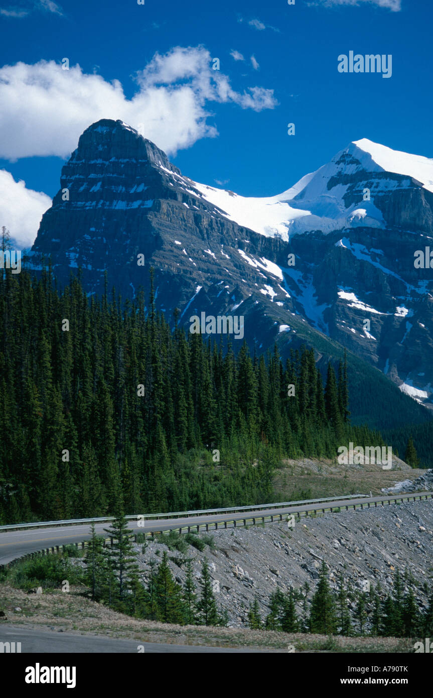 Icefields Parkway Mt Chephren 10,715 feet Banff National Park Canada ...
