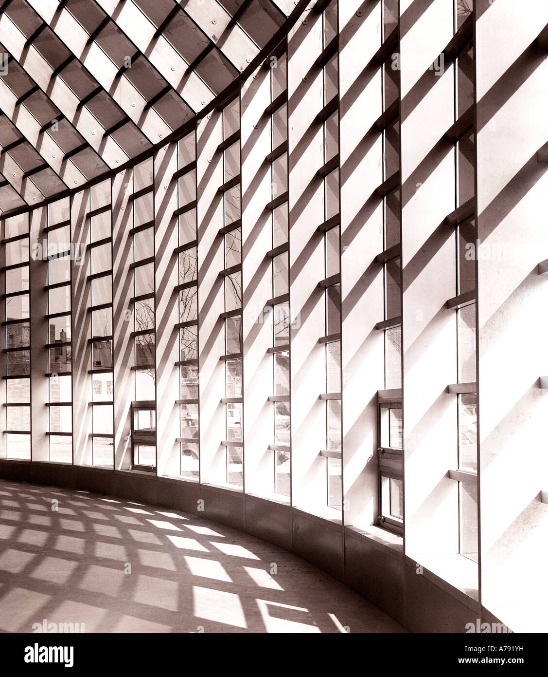 Geometric architecture of a public arena building Stock Photo - Alamy