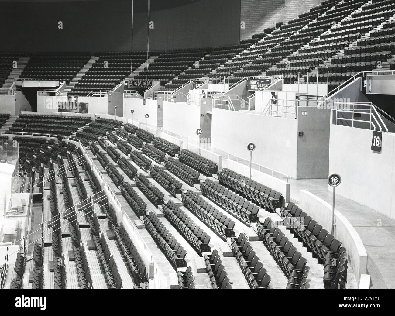 Geometric architecture of a public arena building Stock Photo - Alamy