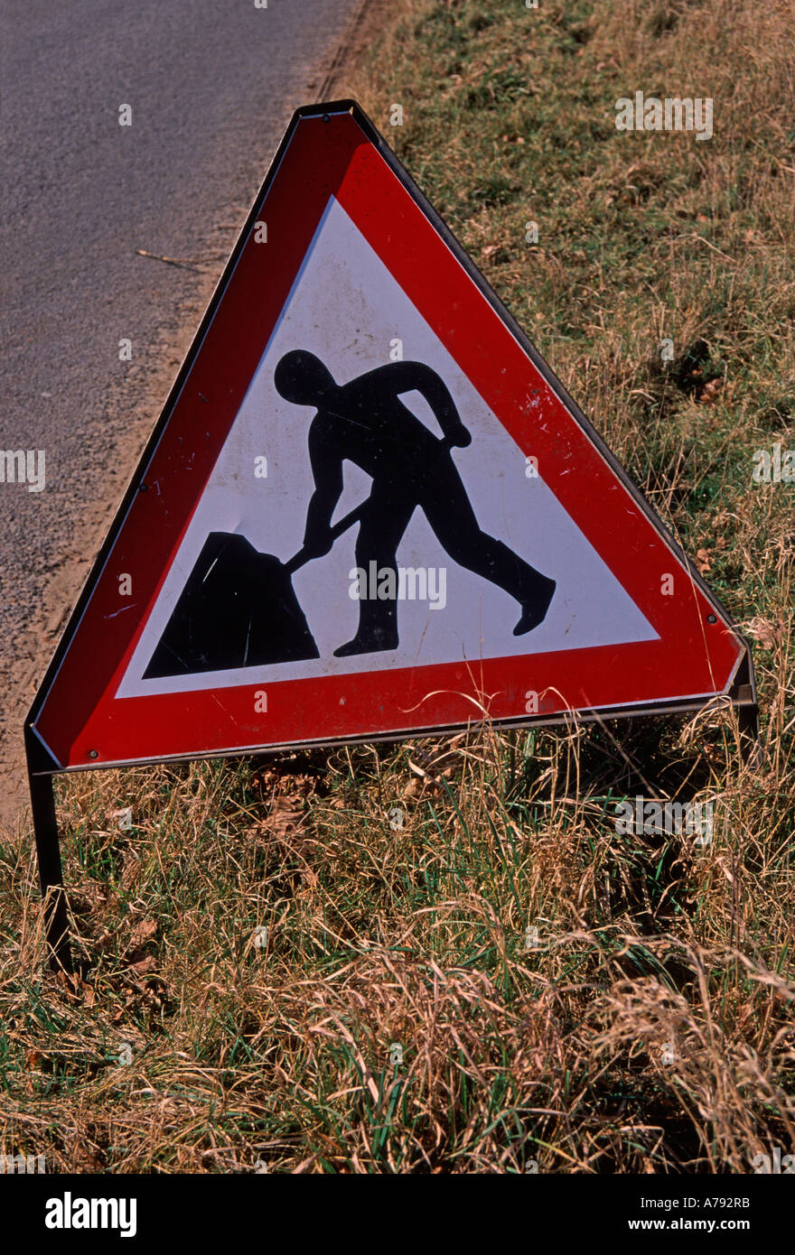 Road sign on country lane Stock Photo - Alamy