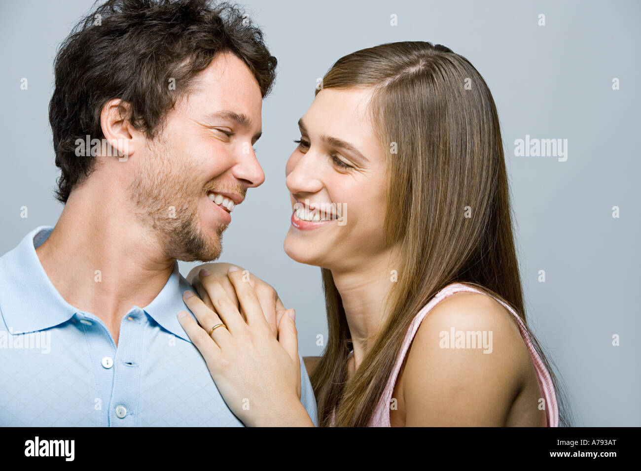 Portrait of a couple Stock Photo - Alamy