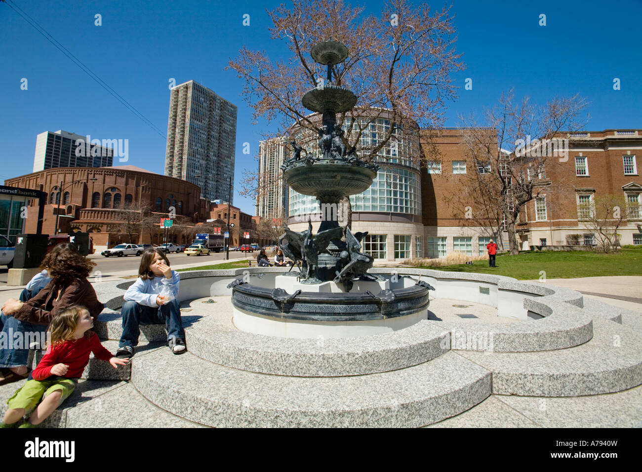 CHICAGO Illinois Exterior of Chicago Historical Society museum in Old ...