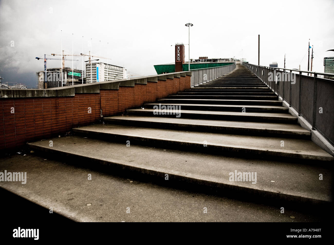 nemo building from architect renzo piano in amsterdam Stock Photo - Alamy