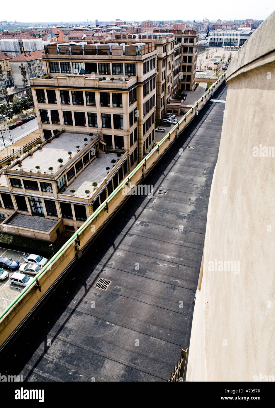 fiat corporate building in lingotto torino Stock Photo - Alamy