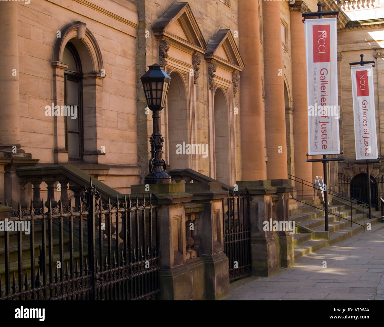 The Exterior of the Galleries of Justice in the Lace Market Area of ...