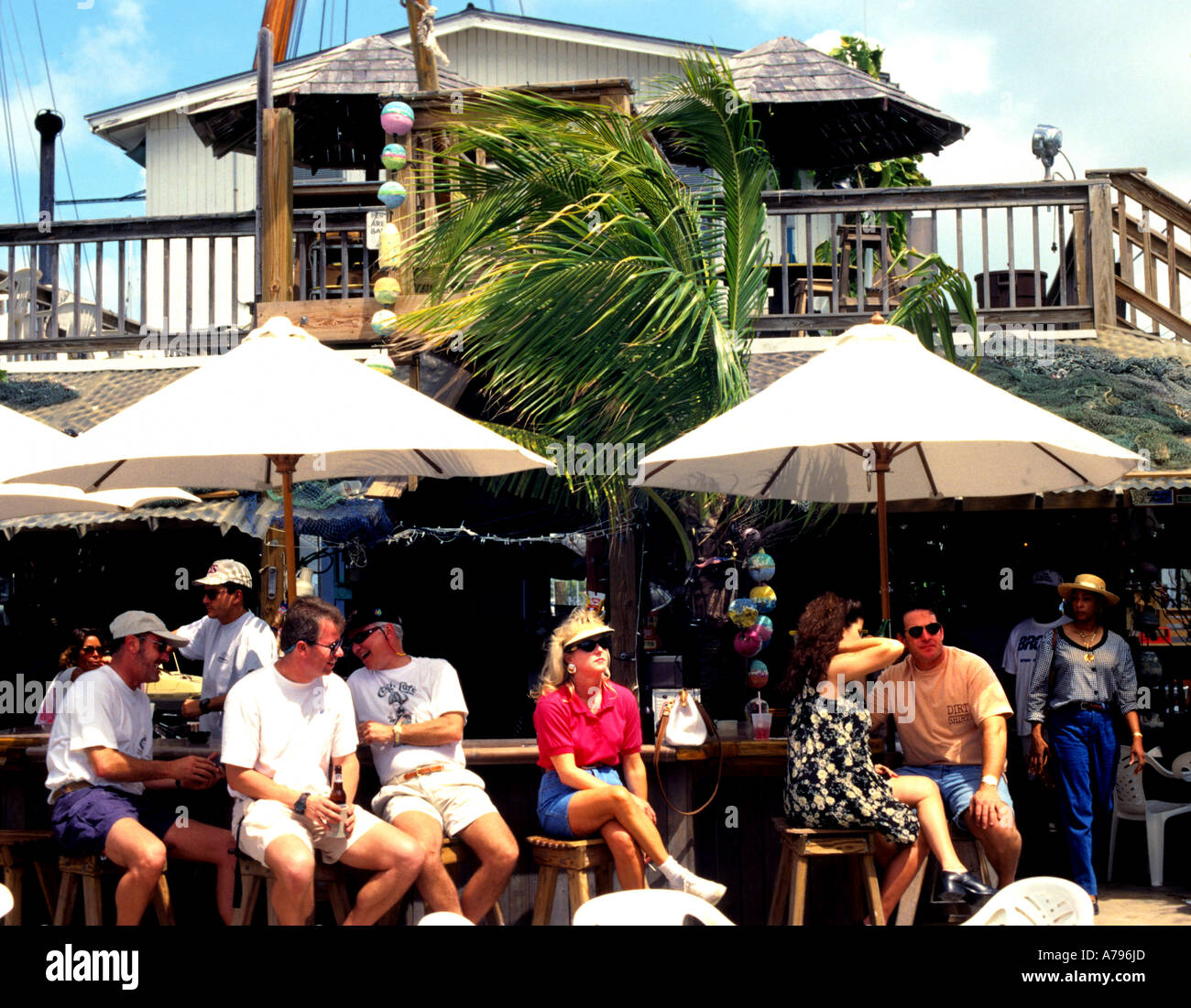 Key west cafe cafe bar restaurant hi-res stock photography and images ...