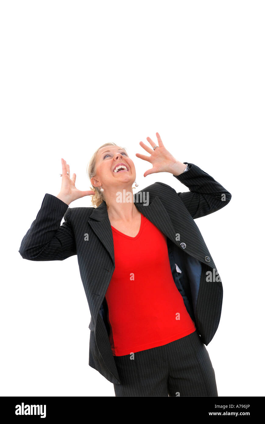 Angry crazy mad woman broken hi-res stock photography and images - Alamy