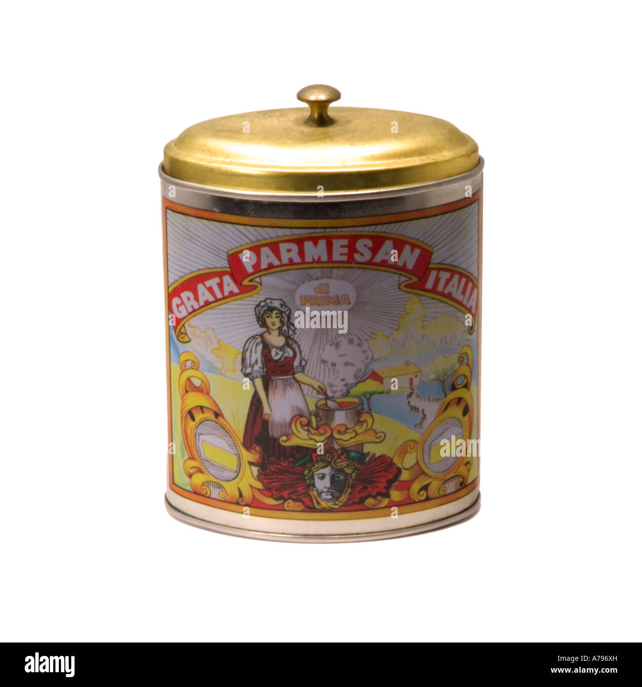 Old Fashioned Tin Stock Photo - Alamy