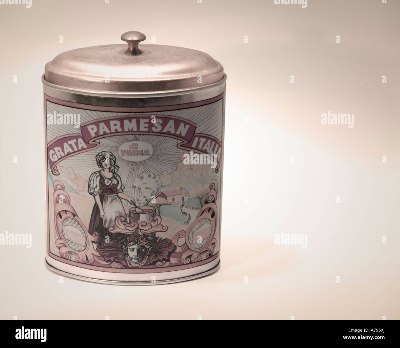 Old Fashioned Tin Stock Photo - Alamy