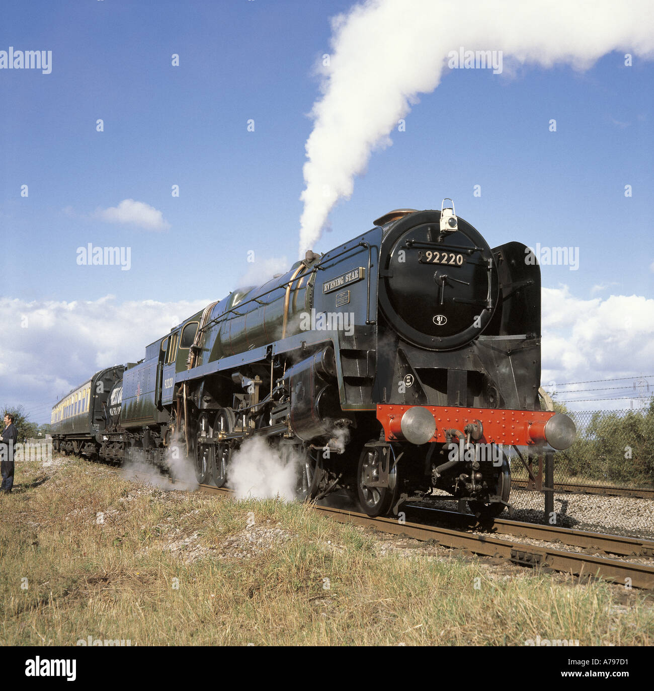 Evening star locomotive hi-res stock photography and images - Alamy