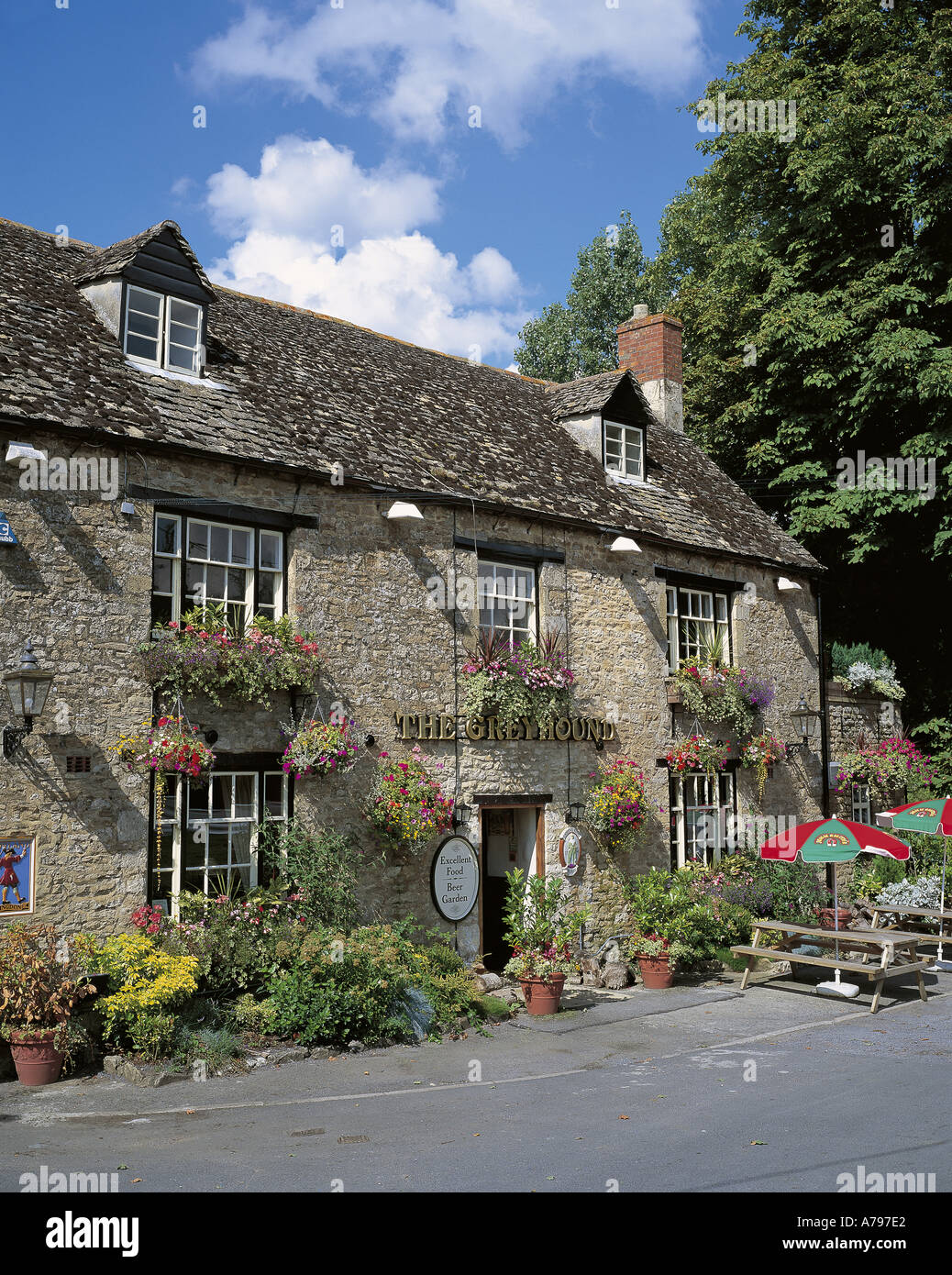 The Greyhound Pub Stock Photo - Alamy