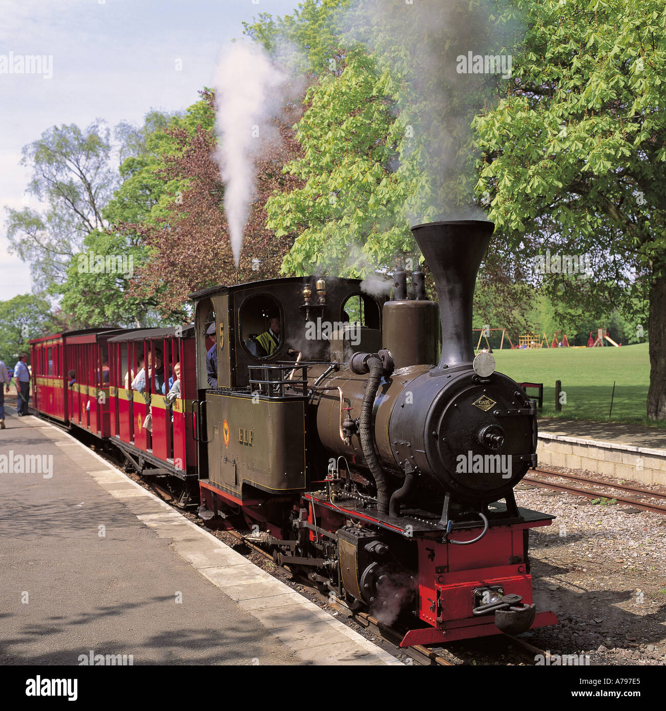 Narrow Gauge Railway Stock Photo - Alamy