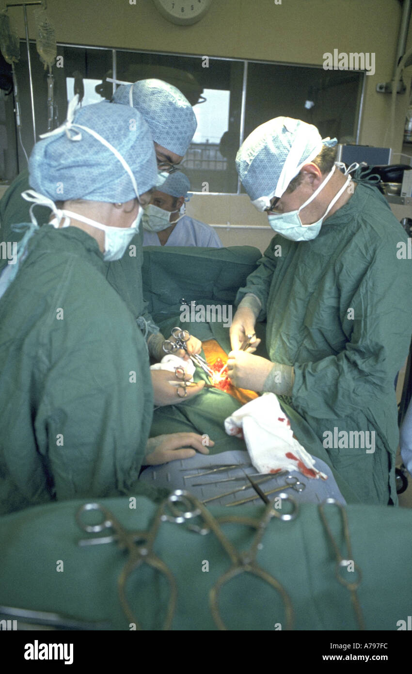 Operating theatre scrub team Stock Photo - Alamy