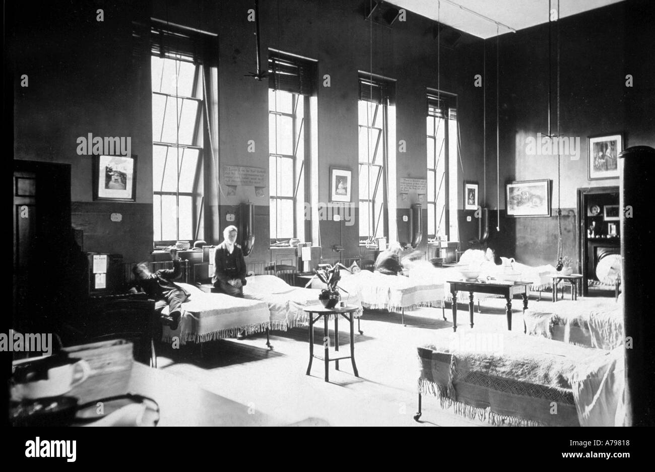 hospital Ward 1890s Stock Photo - Alamy